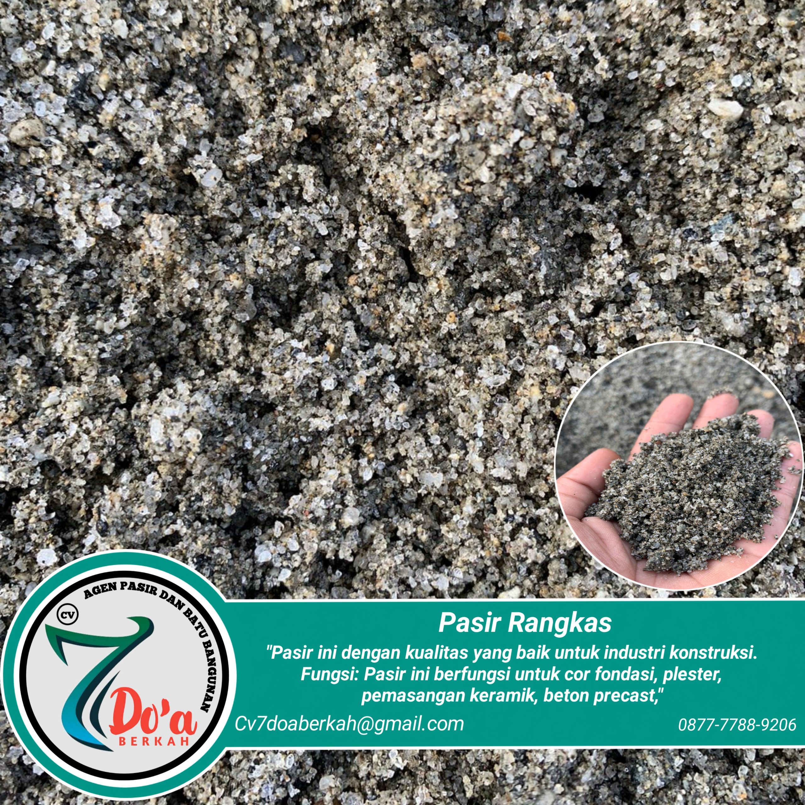 Distributor Pasir – Toko Supplier Pasir Batu Murah di Tangerang